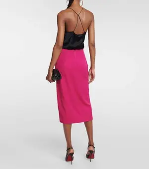 Nina Ricci Wool Pencil Skirt