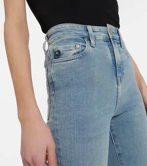 Ag Patty High-rise Flared Jeans