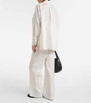 Max Mara Saletta Pinstripe Shirt - White