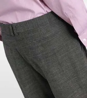 THE ROW Gandal Straight Virgin Wool Trousers