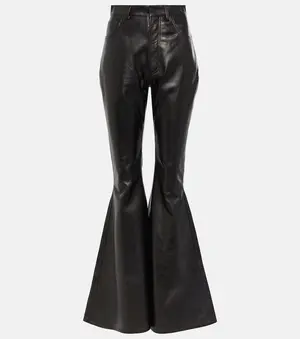 Alaïa Flared Leather Pants