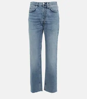 TOTEME High-rise Straight-leg Jeans