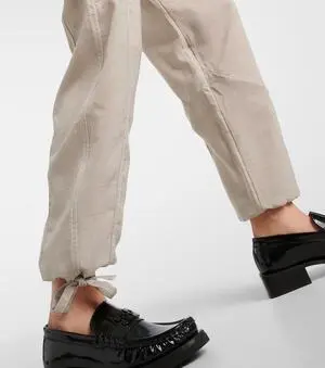 GANNI High-rise Wide-leg Pants