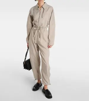 GANNI High-rise Wide-leg Pants