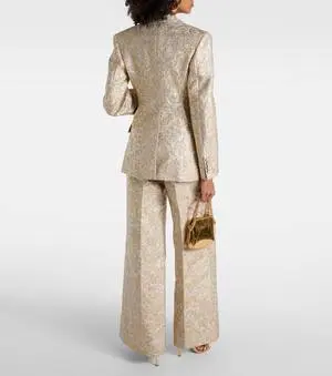 Stella McCartney Single-breasted Brocade Blazer