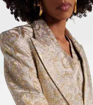 Stella McCartney Single-breasted Brocade Blazer