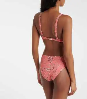 Isabel Marant Étoile Petra Printed Bikini Top