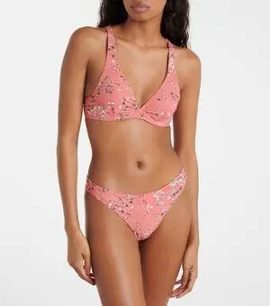 Isabel Marant Étoile Petra Printed Bikini Top