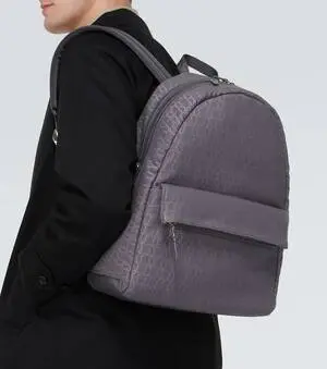 CHRISTIAN LOUBOUTIN Zip N Flap Jacquard Backpack