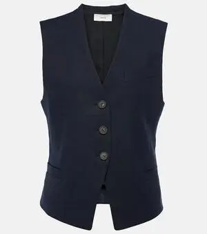 Vince Button Detailed Vests For Women