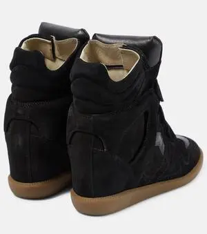 Isabel Marant Étoile Bekett Suede Sneakers - Black