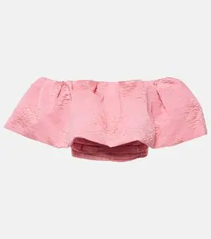 Rebecca Vallance Zelie Cropped Top - Pink
