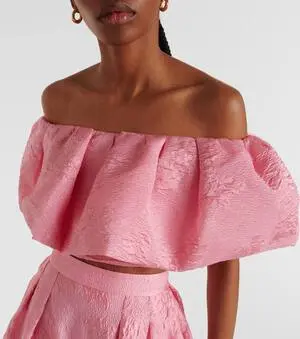 Rebecca Vallance Zelie Cropped Top