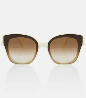 Fendi Square Sunglasses - White