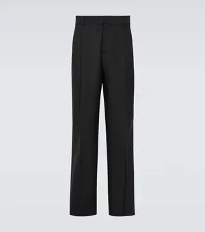 Versace Wool Straight Pants