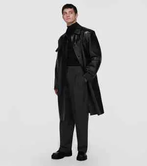 Versace Wool Straight Pants