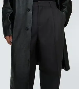 Versace Wool Straight Pants