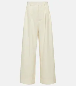 Wardrobe.NYC Low-rise Wide-leg Wool Pants
