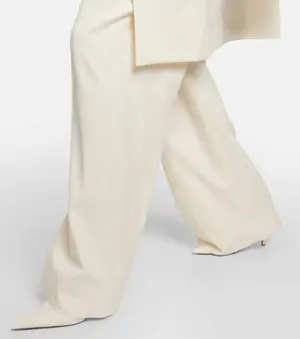 Wardrobe.NYC Low-rise Wide-leg Wool Pants