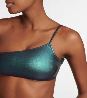 Rick Owens Metallic Bikini Top