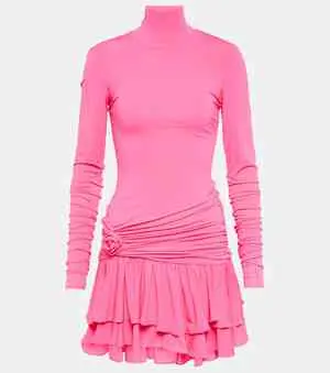 Blumarine Frill Cocktail Dresses