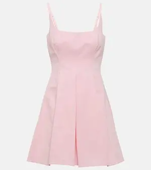 Staud Joli Grosgrain Minidress