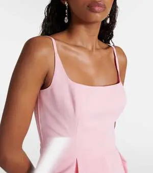 Staud Joli Grosgrain Minidress