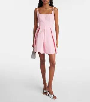 Staud Joli Grosgrain Minidress