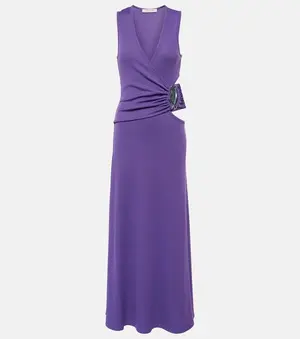 Christopher Esber Moodstone Maxi Dress - Purple