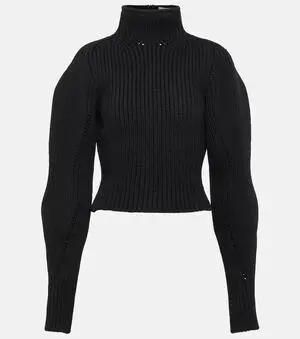 Alaïa Wool-blend Turtleneck Sweater