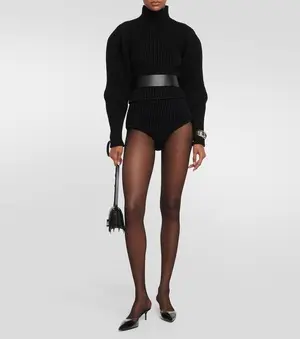 Alaïa Wool-blend Turtleneck Sweater