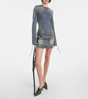 Acne Studios Printed Mini Dress