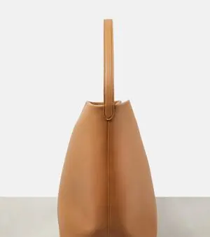 THE ROW N/s Park Large Leather Tote Bag - Beige
