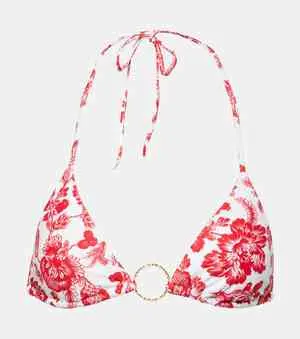 Melissa Odabash Miami Floral Bikini Top - Multicoloured