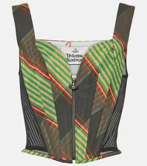 VIVIENNE WESTWOOD Classic Tartan Corset - Multicoloured