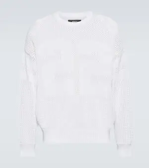 Amiri Cotton Sweater - White