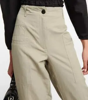 Proenza Schouler White Label High-rise Tapered Trousers