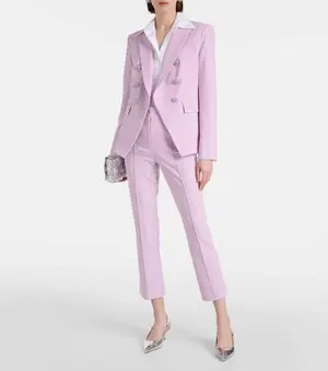 Veronica Beard Kean Cropped Slim Pants