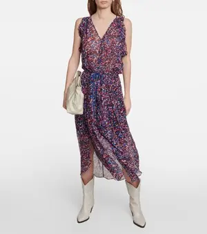 MARANT ETOILE Fadelo Printed Maxi Dress