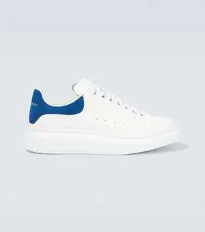 Alexander McQueen Oversized Leather Sneakers - White
