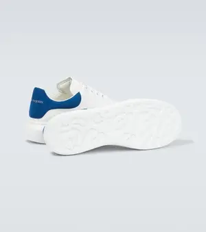 Alexander McQueen Oversized Leather Sneakers - White