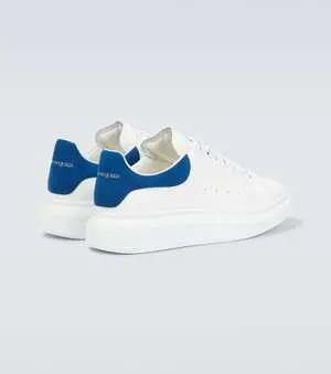Alexander McQueen Oversized Leather Sneakers - White