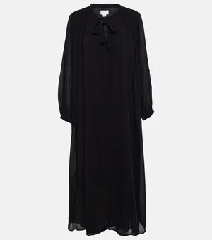 Velvet By Graham & Spencer Frankie Cotton Gauze Maxi Dress - Black