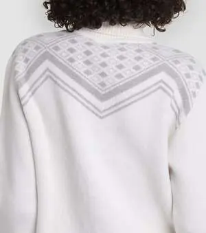 JETSET Wool Intarsia Turtleneck Sweater