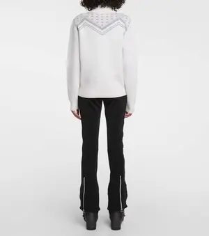 JETSET Wool Intarsia Turtleneck Sweater