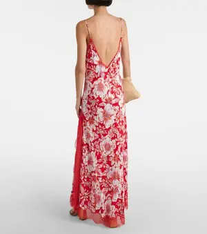 Poupette St Barth Lucia Printed Midi Dress