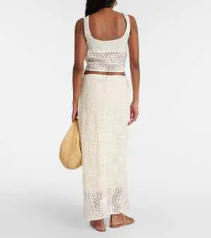 SIR. Rayure Linen Crop Top