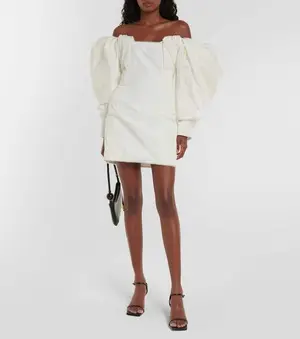 Jacquemus Off-shoulder Mini Dress