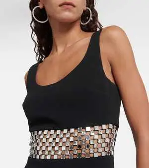 David Koma Embellished Gown
