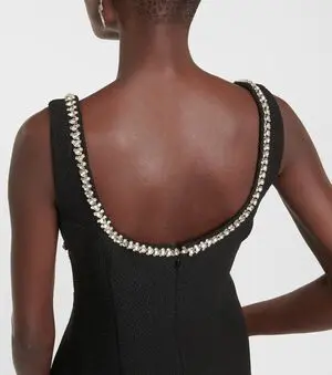 SELF-PORTRAIT Embellished Mini Dress